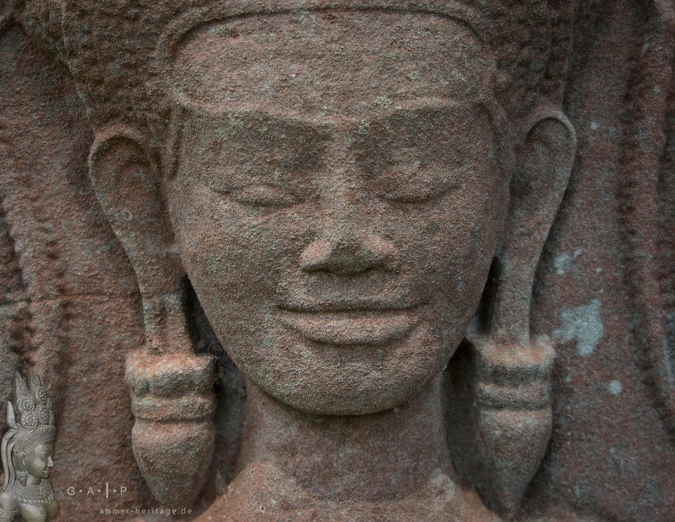 Angkor Wat - Apsara faces Apsaras at Angkor Wat